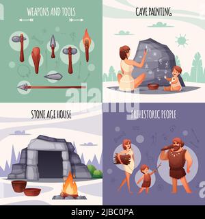 Tools and weapons of stone age Stock Vector Image & Art - Alamy