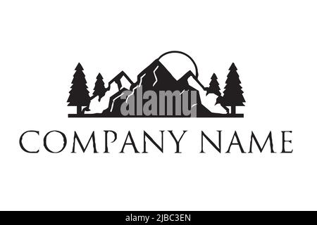 Illustration of professional corporates company icon log design in ...