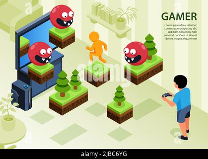 isometric little boy character Stock Vector Image & Art - Alamy