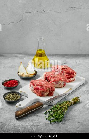 Raw saddle of lamb Stock Photo - Alamy