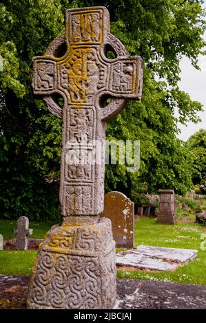 Granite Celtic High Cross in Dromore in the grounds of dromore ...