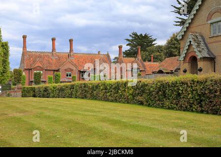 Holkham Village, Norfolk, England, UK Stock Photo - Alamy