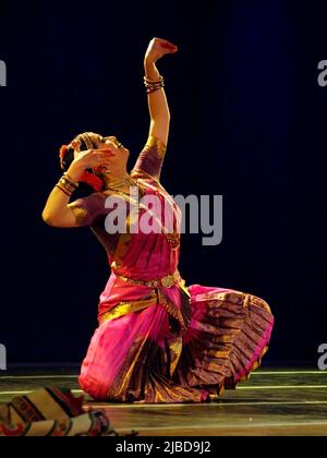 Ananga Manjari Malatesta, dancer of the group Gopesvara performing ...
