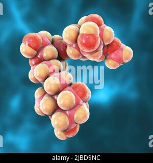 Pullulan molecule, illustration Stock Photo - Alamy