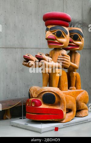 Frog Constellation by Haida master carver James Hart, Simon Fraser ...