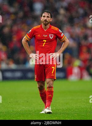Joe Allen during the FIFA World Cup Qatar 2022 Group B match between ...