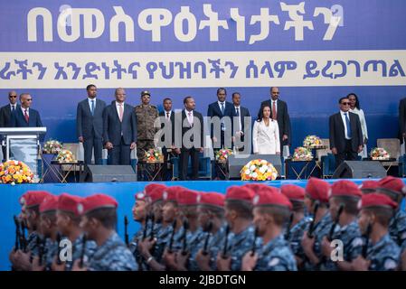 Addis Ababa, Ethiopia. 5th June, 2022. Demelash Gebremichael (at the ...