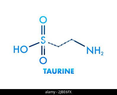 Taurine molecular structure. Taurine skeletal chemical formula ...