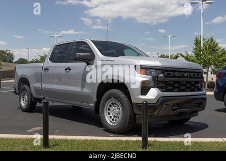Indianapolis - Circa June 2022: Chevrolet Silverado display. Chevy ...