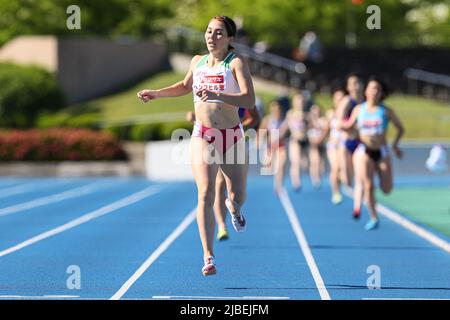 Akita Athletics Stadium, Akita, Japan. 5th June, 2022. Meg Hemphill ...