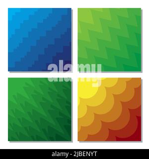 Set of four seasons backgrounds illustration Stock Vector Image & Art ...