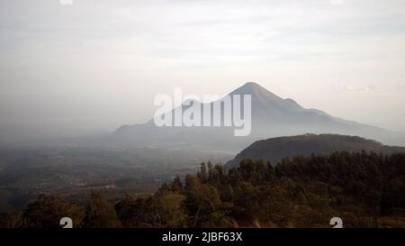 Landscape view of Mount Penanggungan, East java, Indonesia, landscape ...