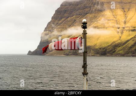 Torn windsock on the stormy Faroe Islands Stock Photo - Alamy