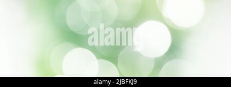 Summer green sparkling glitter bokeh background, banner texture ...