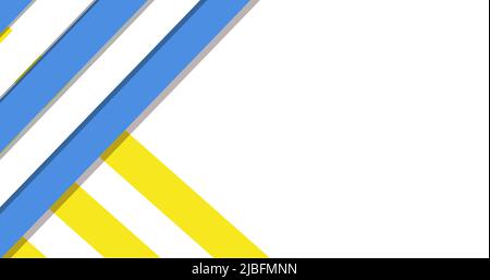 Image of moving blue and yellow stripes Stock Photo - Alamy