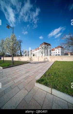Historic architecture in Papa, Hungary on a sunny day Stock Photo - Alamy