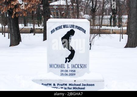 Michael Jackson memorial monument in Bucharest, Romania Stock Photo - Alamy