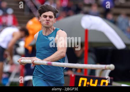 HENGELO, NETHERLANDS - JUNE 6: Jacob Wooten of United States during the ...