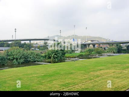 River Besós River Park in Sant Adriá del Besos, Barcelona, Catalunya ...