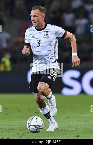 David Raum (3) of Germany pictured during a soccer game between the ...