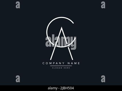 CA Letter Logo Design. CA letter logo Vector Illustration - Vector ...
