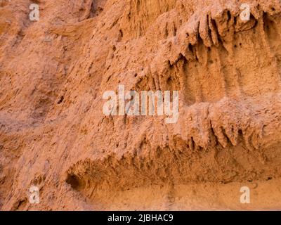 Texture of red clay. Natural natural patterns. Dry red background ...