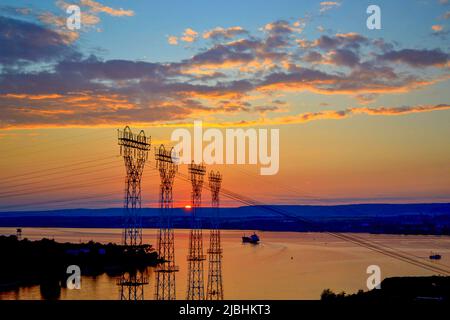 Varna lake seen from Asparuhov Bridge,Varna city,Bulgaria Stock Photo ...