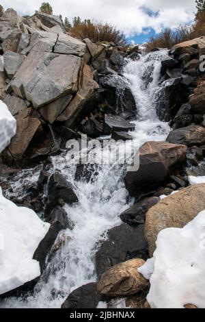 The Bishop Pass Trail in the Eastern Sierra of California takes hikers ...
