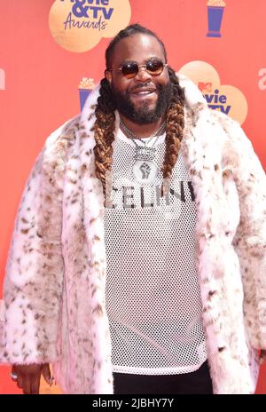 Darren Brand attends the 2022 MTV Movie and TV Awards at Barker Hangar ...
