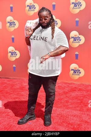 Darren Brand attends the 2022 MTV Movie and TV Awards at Barker Hangar ...