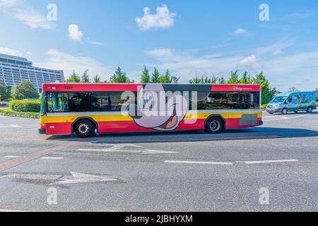 Disney Transport themed bus with Mickey and Minnie 50th celebration ...