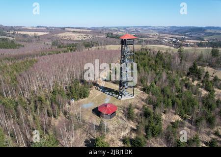 Rozhledna Babka,lookout tower Babka,Dubina,Zruc nad Sazavou,Czech ...