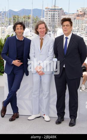 Adrien Brody, Wes Anderson and Benicio Del Toro attend The French ...