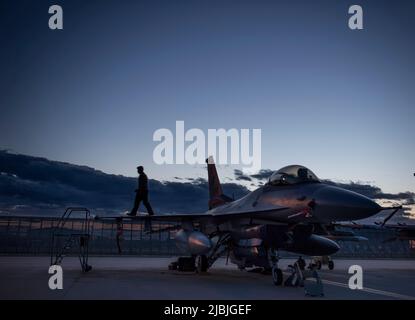 In an air combat role, the F-16's maneuverability and combat radius ...