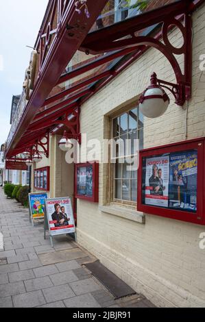 Exterior facade of The Kenton Theatre, a theatre and Grade II listed ...