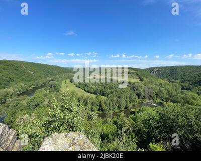 Dyje River in Podyji National Park near Znojmo town in the South ...