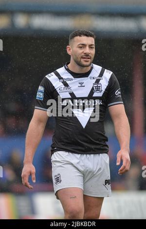 Jake Connor (1) of Hull FC during pre-game warm up Stock Photo - Alamy