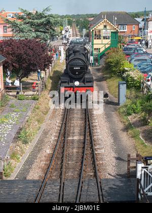 S&DJR Class 7F 2-8-0 heavy goods loco 53809 on the North Norfolk ...