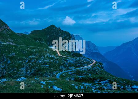 the panoramic view of Mangart pass in Slovenia Stock Photo - Alamy
