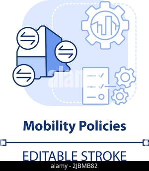 Mobility policies concept icon Stock Vector Image & Art - Alamy