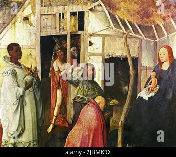 The Adoration of the Magi (Central Panel of the Triptych), 16th century. Artist: Utrecht, Jacob ...