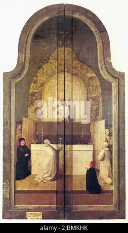 "The Adoration of the Magi". Triptych by Hieronymus Bosch. Madrid, Prado Stock Photo - Alamy