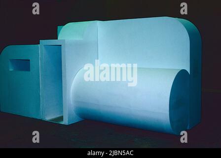 Artwork by Israeli-French artist Meir Eshel AKA Absalon, 1990 Stock ...