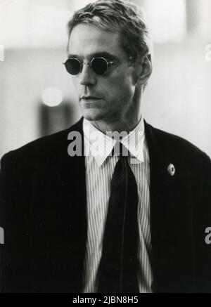 British actor Jeremy Irons in a scene from the film The Mission, UK ...