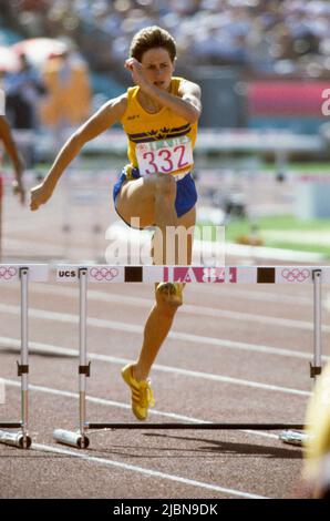 ANN-LOUISE SKOGLUND Swedish Athletics athlete at 400m hurdle at European Athletics Championship ...