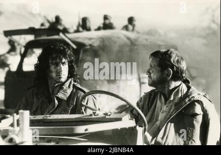 Sylvester Stallone and Richard Crenna / Rambo: First Blood Part II ...