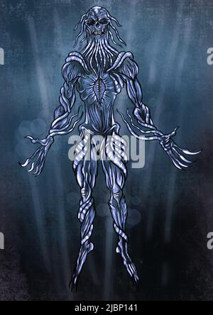 eldritch being illustration Stock Photo - Alamy