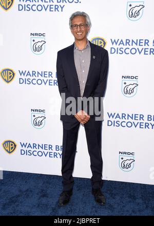Manish Bapna walking on the red carpet at the NRDC night of Comedy at ...