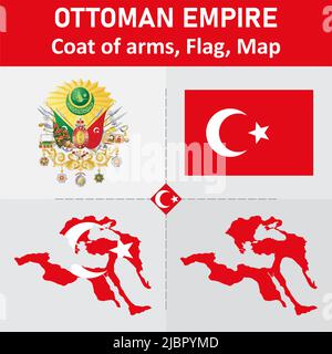 ottoman empire vector icon isolated on transparent background, ottoman ...