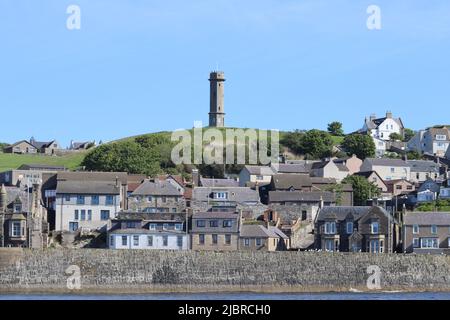 Macduff Harbour from quayside, Aberdeenshire Stock Photo - Alamy